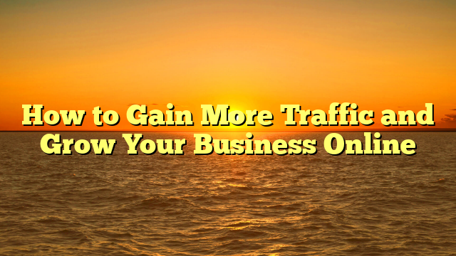 How to Gain More Traffic and Grow Your Business Online – OnlineSuitShop ...